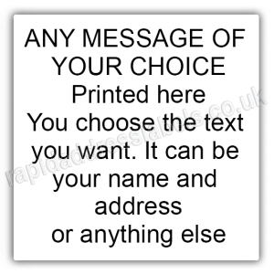 Home Page - Printed Adhesive Labels - Rapid Address Labels