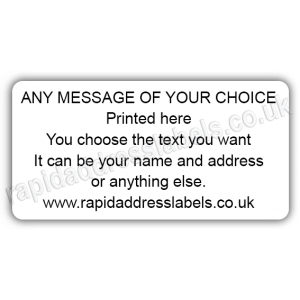 Home Page - Printed Adhesive Labels - Rapid Address Labels