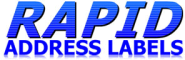 Home Page - Printed Adhesive Labels - Rapid Address Labels